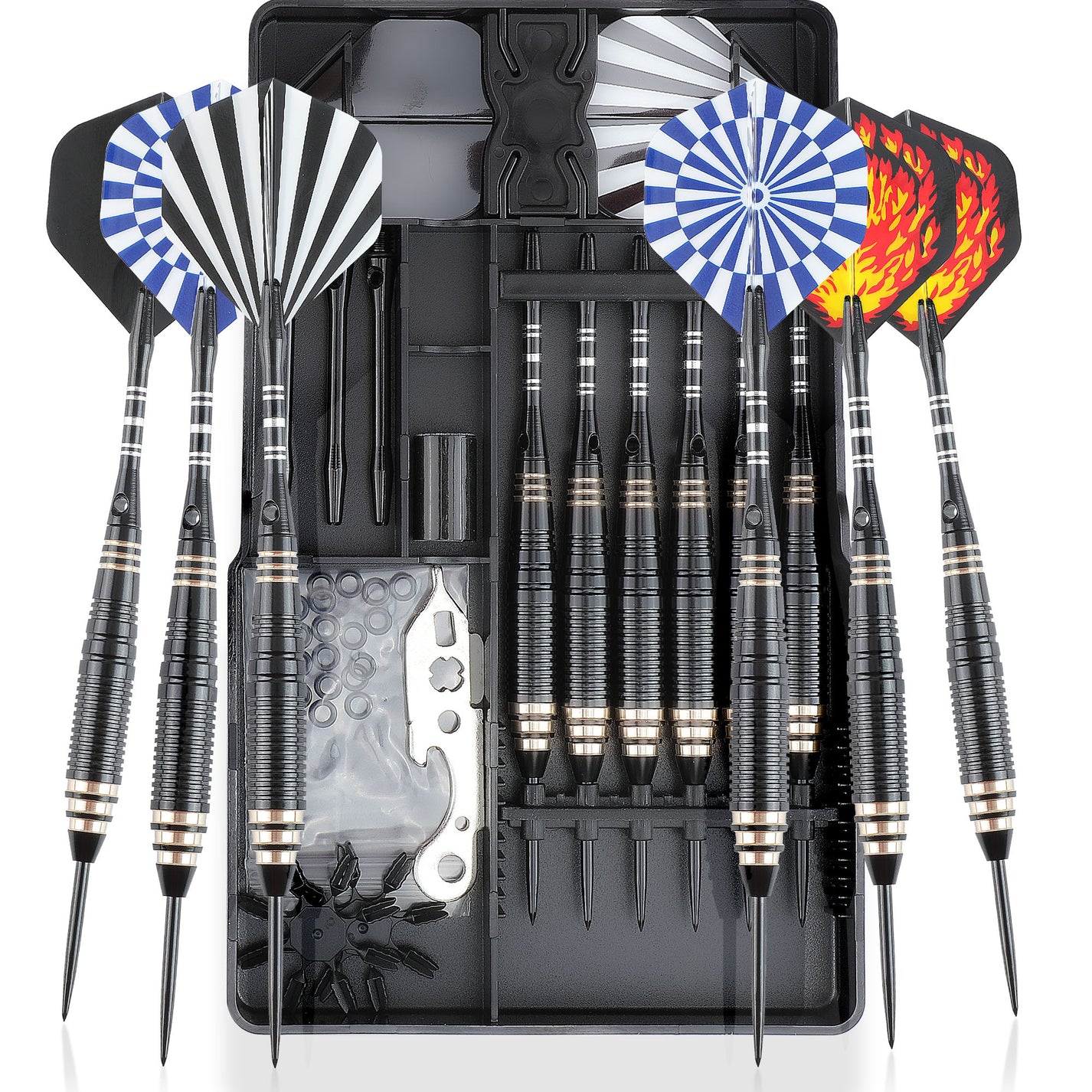 Steel tip darts with case 26g – CyeeLife Sports