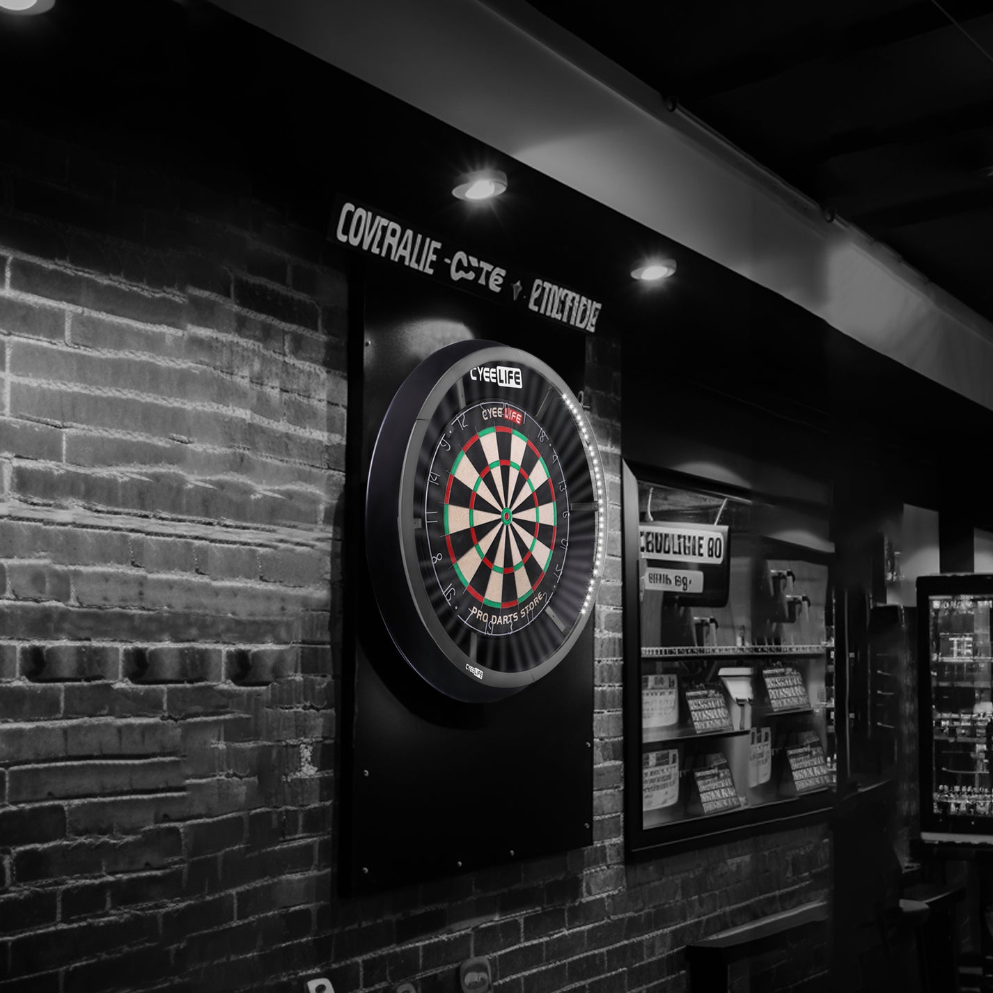 ZD08A Dartboard LED Lighting System for Steel Dart board 360 degrees ...